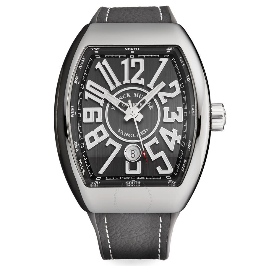 Franck Muller Vanguard Automatic Grey Dial Men's Watch 45SCSTLGRYGRY ...