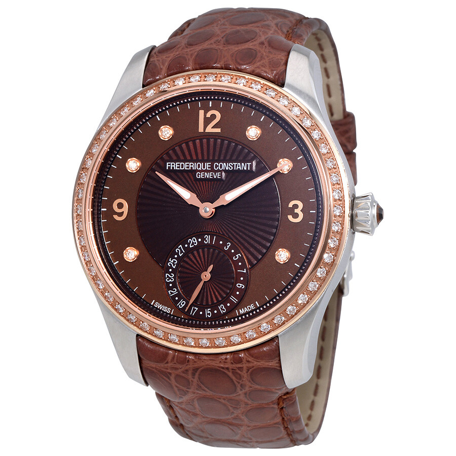 Frederique Constant Diamond Automatic Ladies Watch FC-700MPCD3MDZ9-BR ...