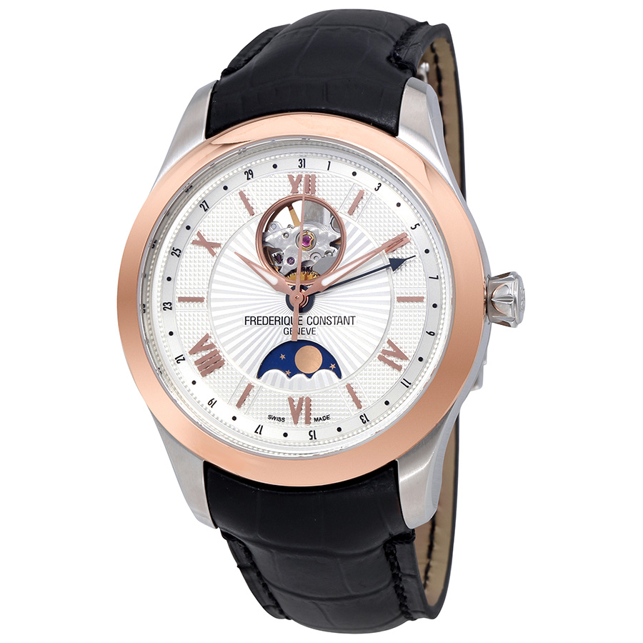 Frederique Constant Heart Beat Automatic White Dial Men's Watch FC ...