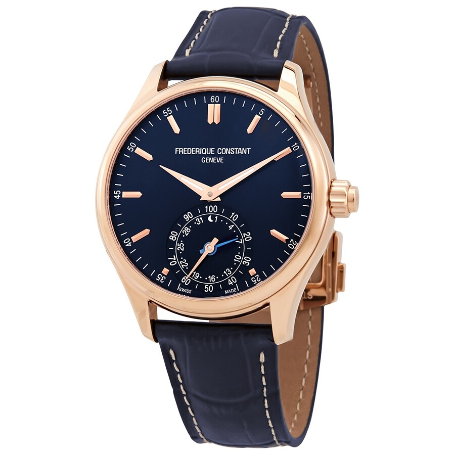 Frederique Constant Navy Dial Men's Smartwatch FC-285NS5B4 ...