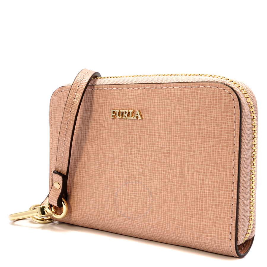 Furla Babylon S Zip Around Card Case - Moonstone Furla Handbags - Fado.vn