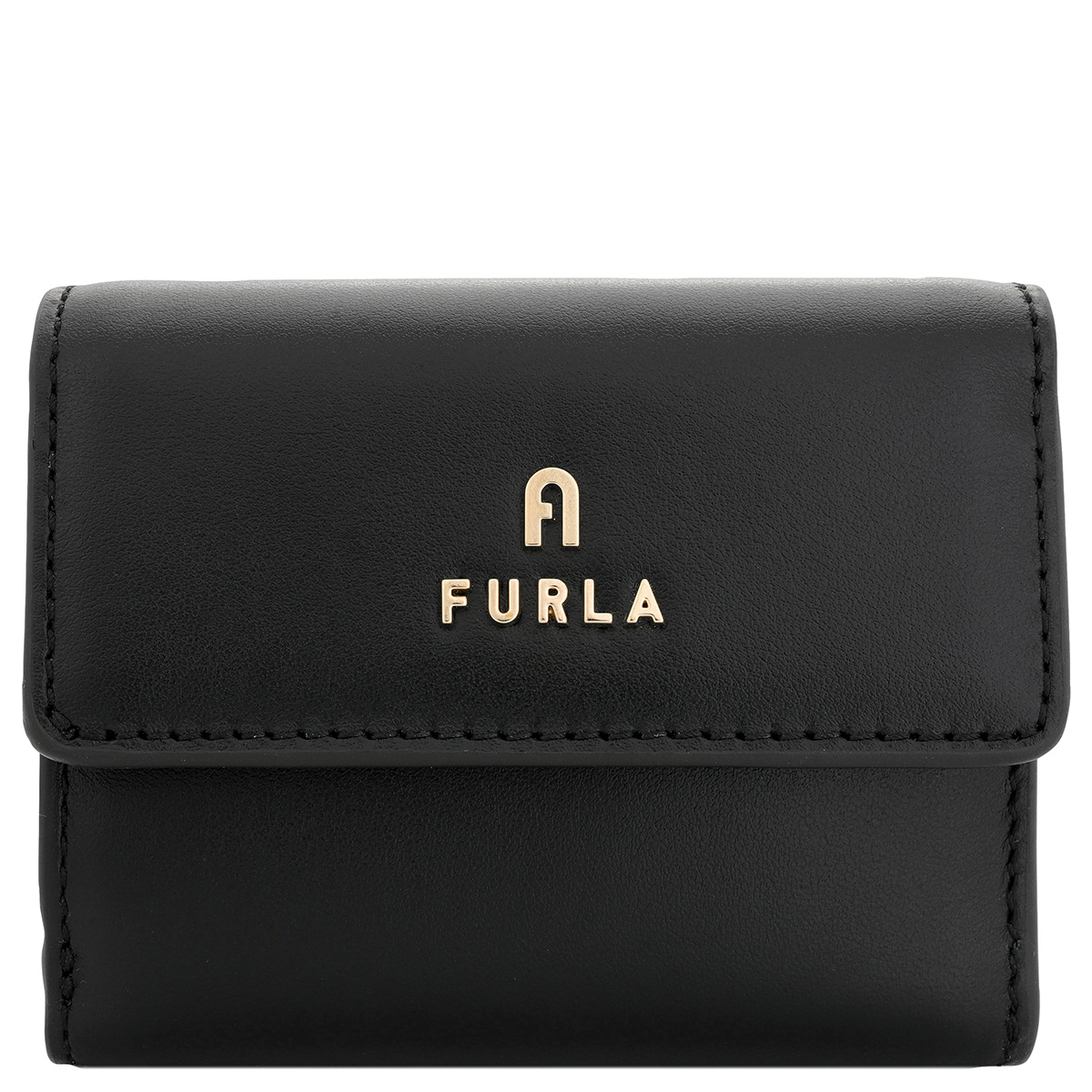 Furla Ladies Nero Camelia Compact Trifold Wallet WP00344AX0733O60001007 ...