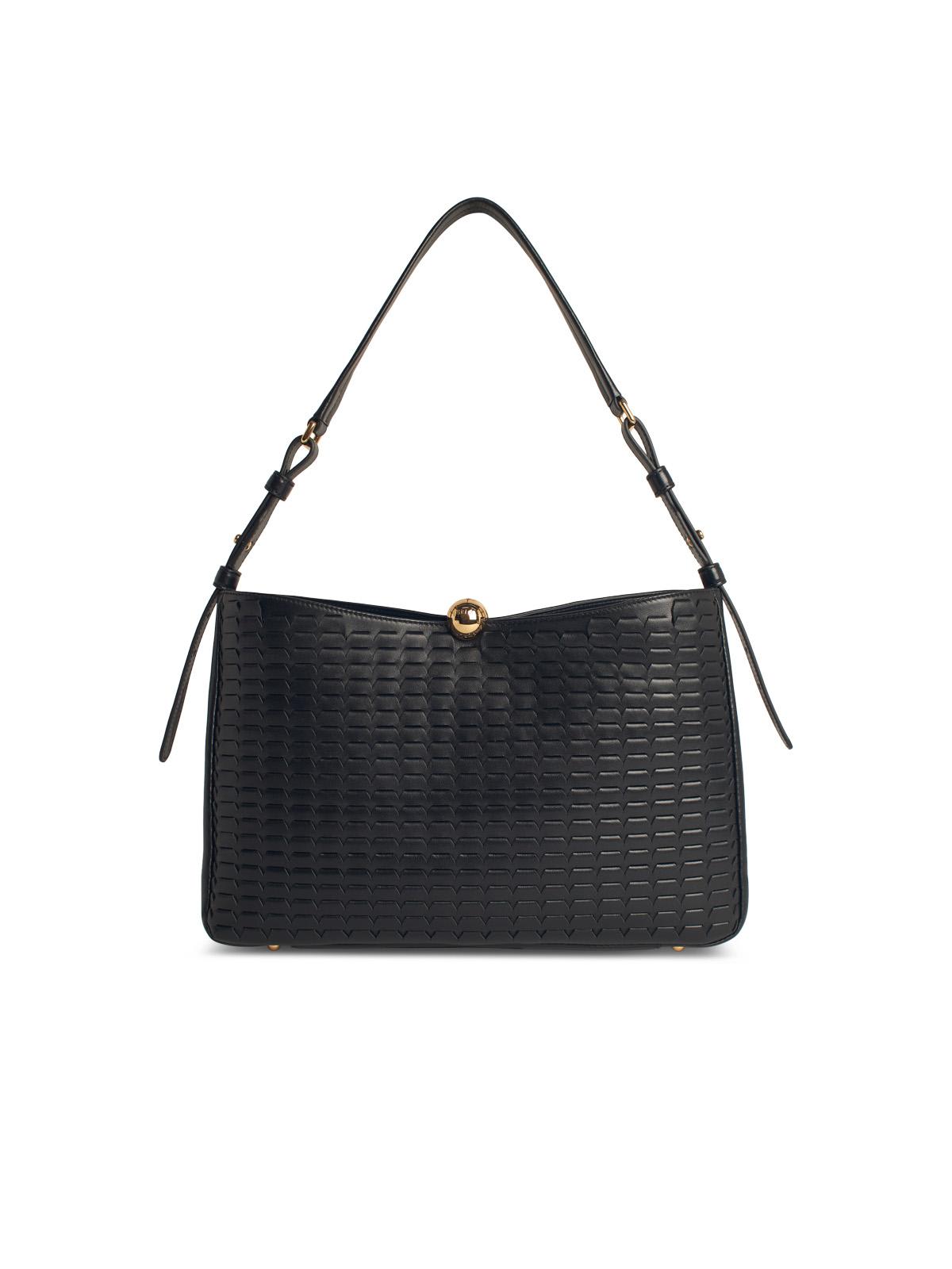 Furla Large sfera Soft Black Leather Bag WB01365 BX3977 O6000 NERO ...