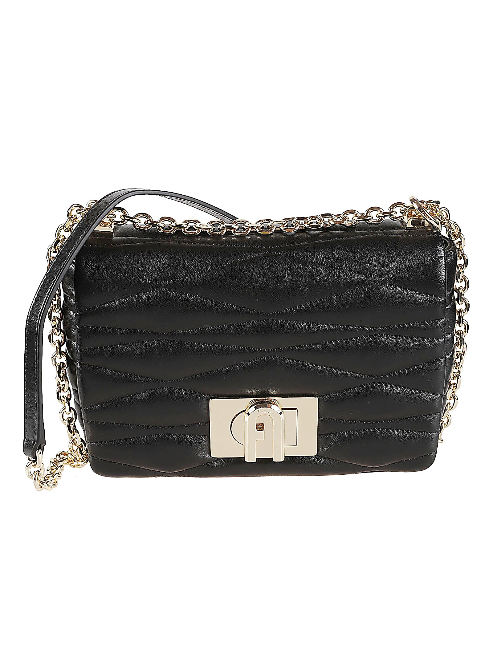 Furla Quilted Chain Strap Shoulder Bag WB01671BX3221_O6000 - Handbags ...