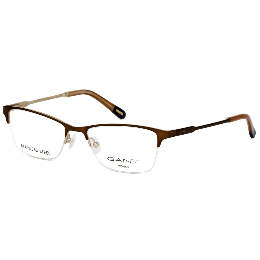 Gant Ladies Brown Square Eyeglass Frames GA406704952 664689790111 ...