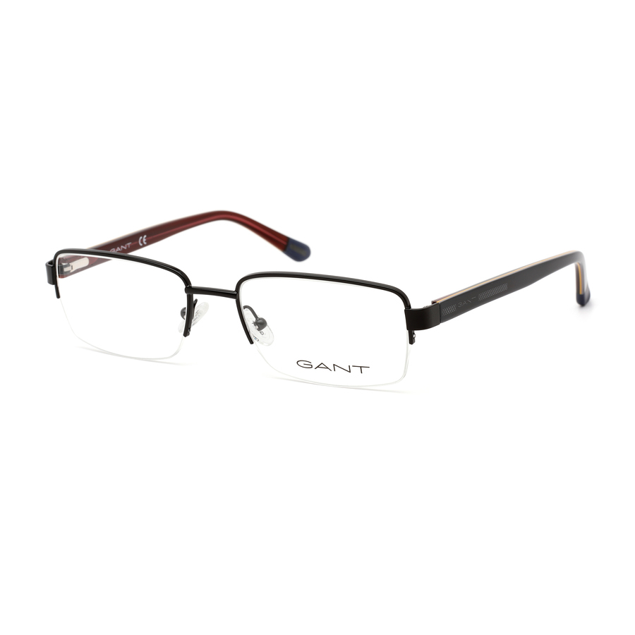 Gant Men's Black Rectangular Eyeglass Frames GA314900253 664689875313 ...