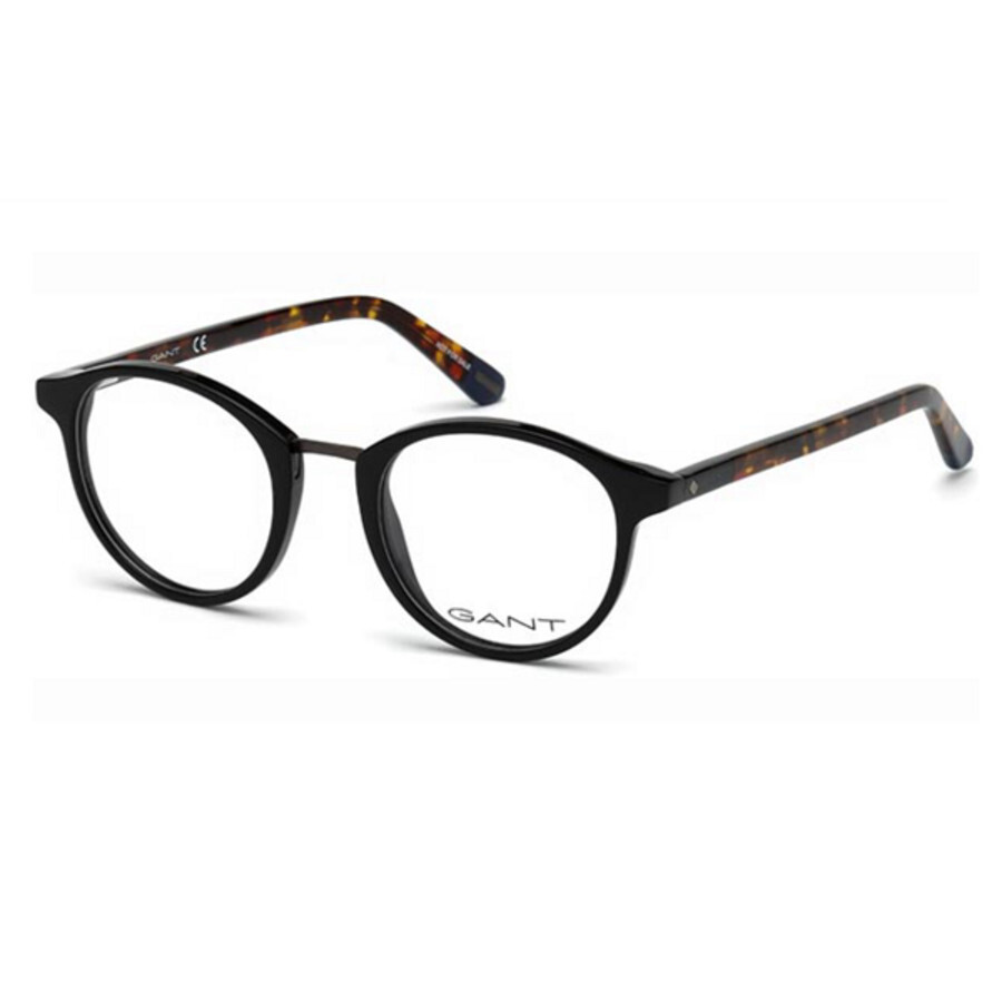 Gant Men's Black Round Eyeglass Frames GA316800148 664689951314 ...
