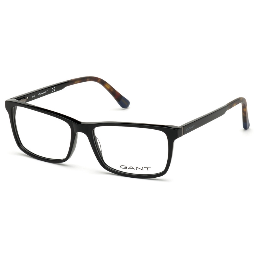 Gant Men's Black Square Eyeglass Frames GA320100157 889214107039 ...