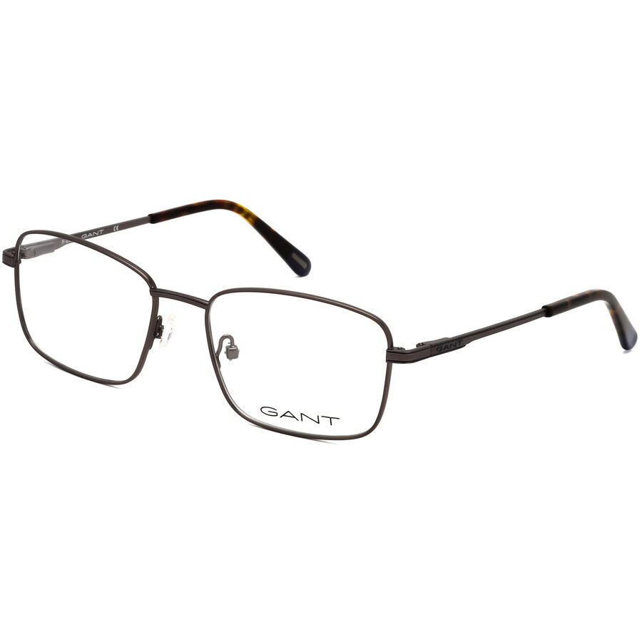 Gant Men's Gunmetal Square Eyeglass Frames GA317000953 664689952113 ...