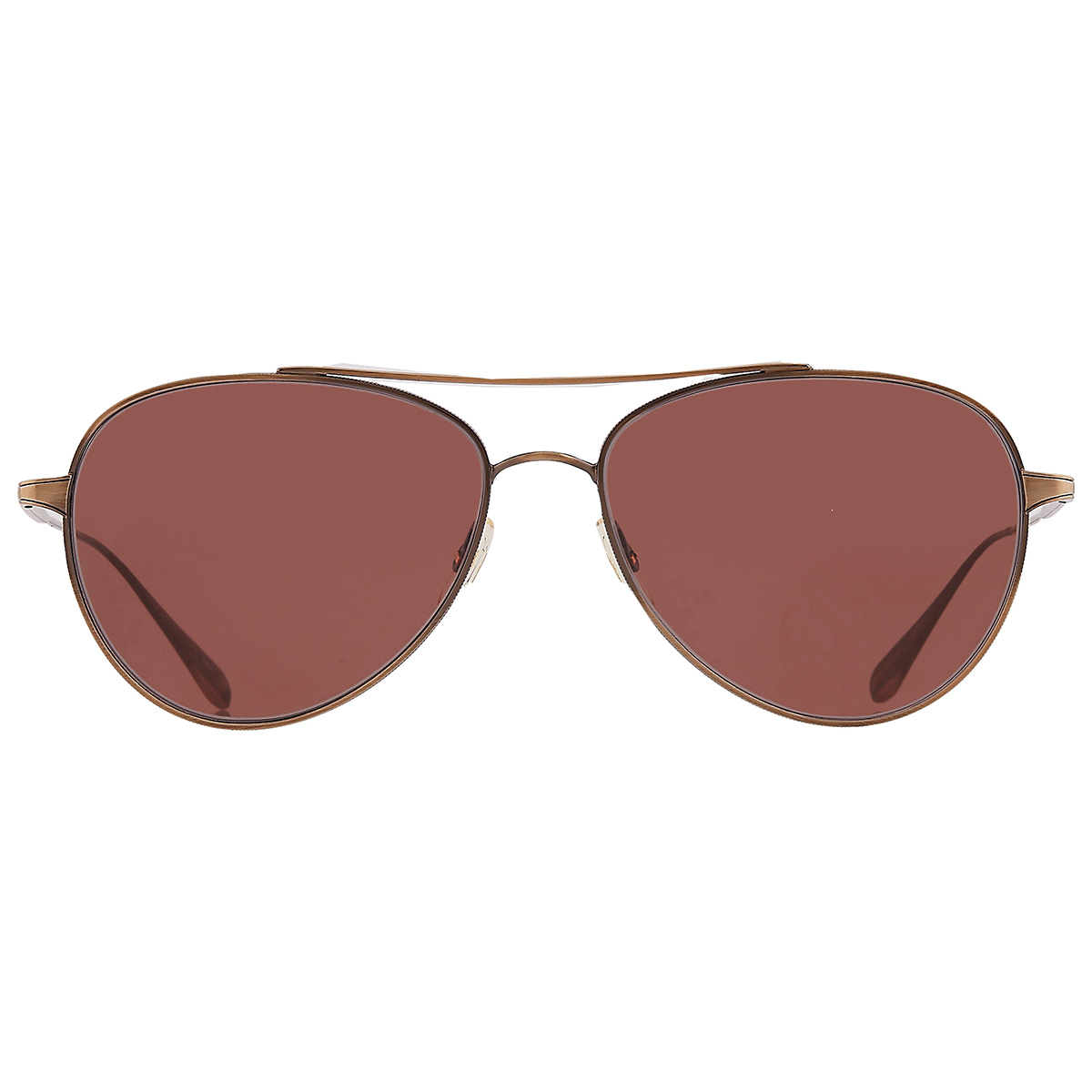 Garrett Leight CULVER SUN Semi-Flat Redwood Pilot Sunglasses 4039 BG ...