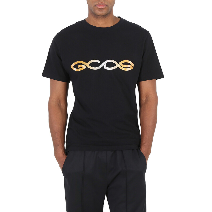 Gcds Reflective Logo Regular Cotton T-Shirt, Size Small SS23M130654-02 ...