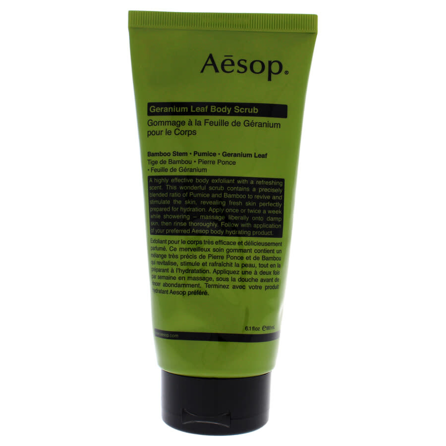 Aesop Geranium Leaf Body Scrub by Aesop for Unisex - 6.1 oz Scrub ...