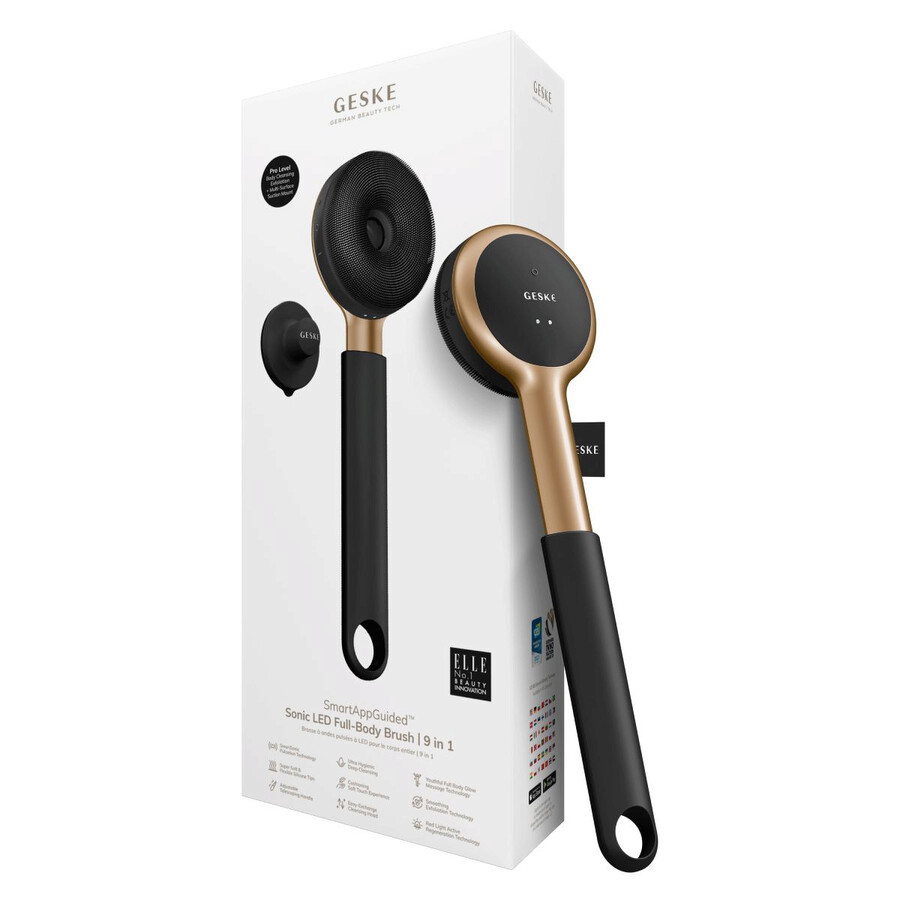 Geske Gray Sonic LED Full-Body Brush 9 in 1 4099702007130 - Skin Care ...