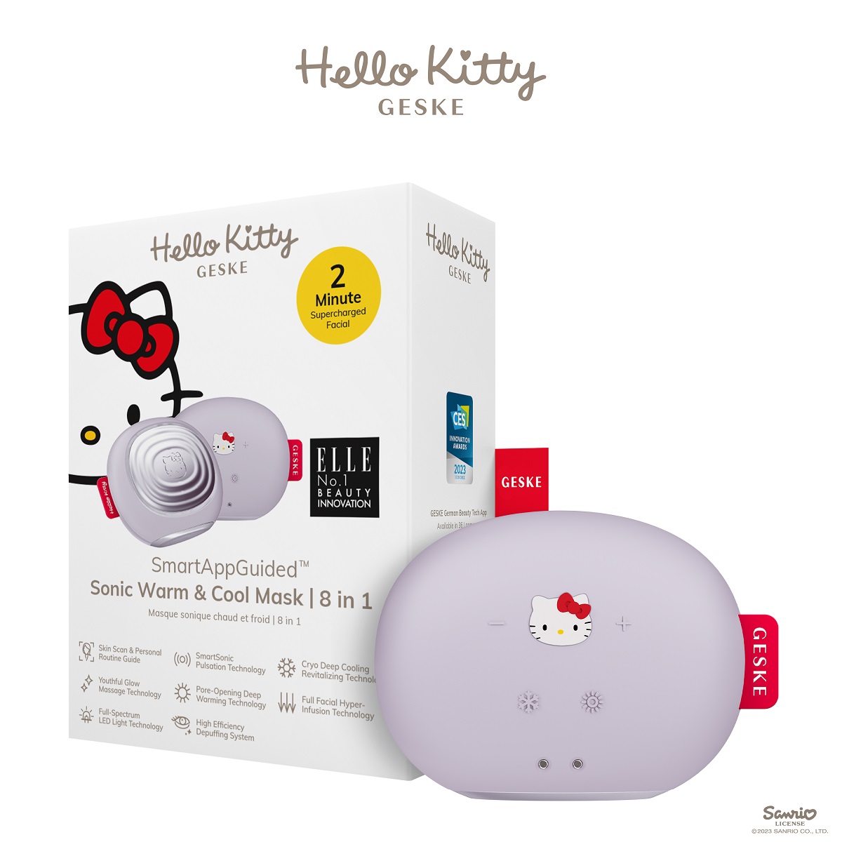 Geske Hello Kitty Smart Sonic Warm & Cool Mask 4099702002647 - Skin ...