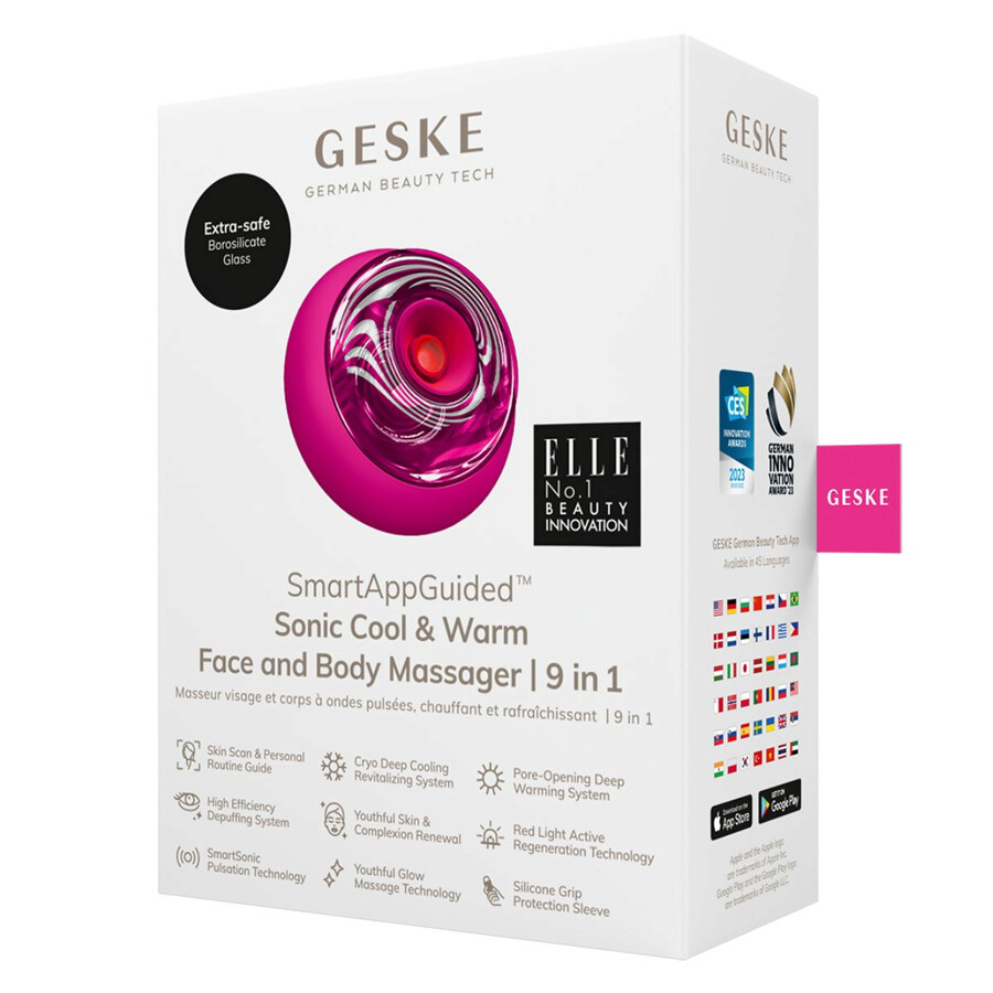 Geske Sonic Cool & Warm Face and Body Massager 9 in 1 4099702006102 ...
