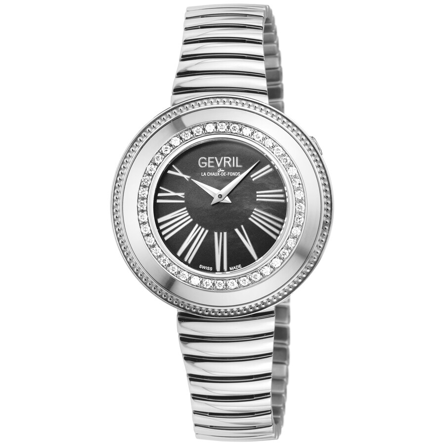 Gevril Gandria Mother of Pearl Dial Ladies Watch 12147B 840840147691 ...