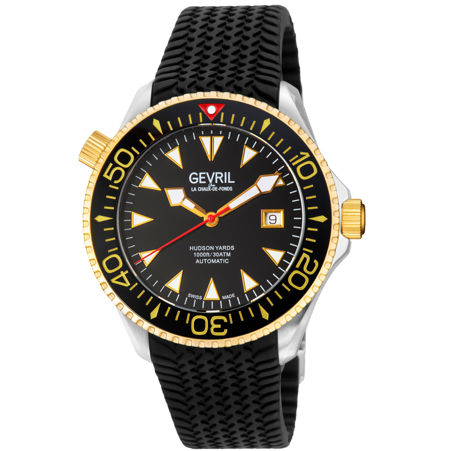 Gevril Hudson Yards Automatic Blue Dial Men's Watch 48802R 840840141002 ...