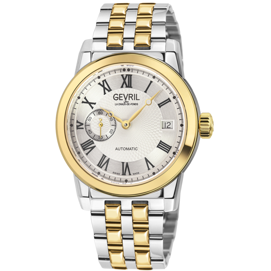 Gevril Madison Automatic Silver Dial Men's Watch 2566B 840840149589 ...