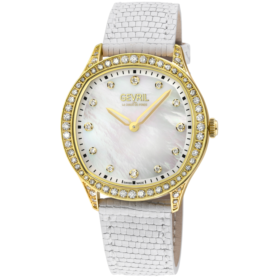 Gevril Morcote Quartz Diamond Ladies Watch 10221 840840143433 - Watches ...
