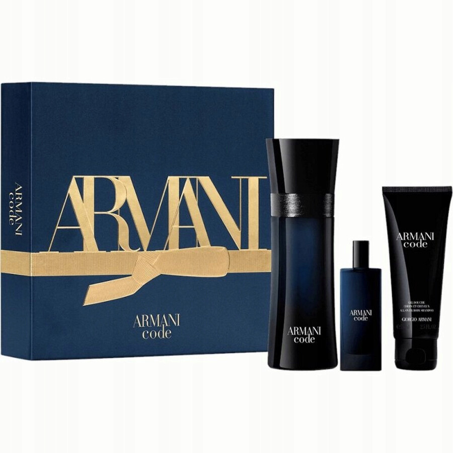 Giorgio Armani Men's Armani Code Gift Set Fragrances 3614273256698 ...