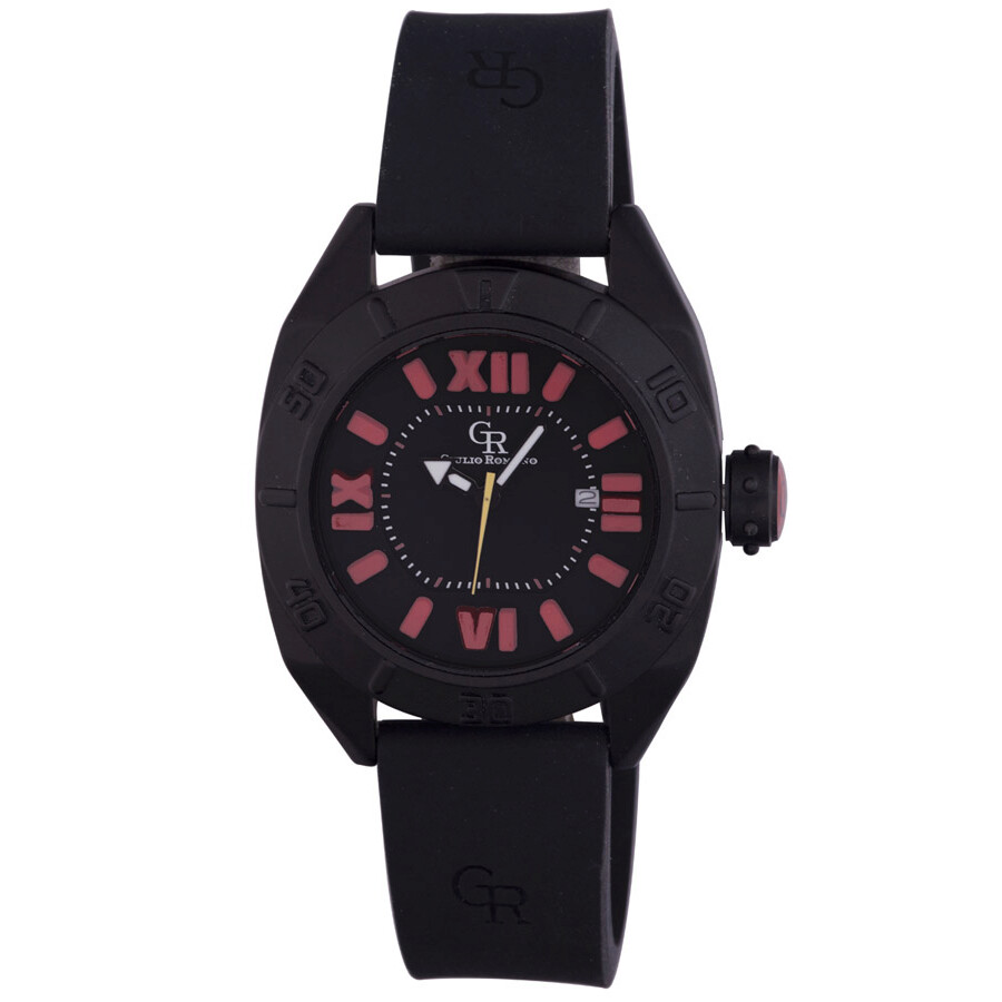 Giulio Romano Termoli Black Aluminum Men's Watch GR-6000-14-004 ...