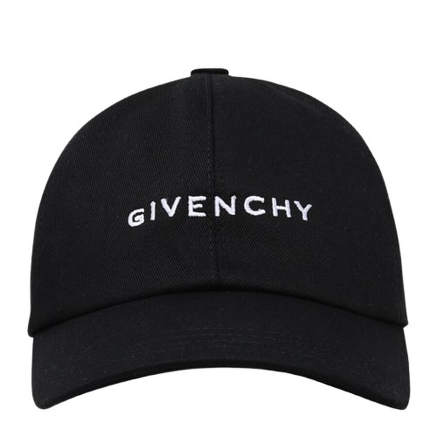 Givenchy Embroidered Logo Cap in Black H21053-09B 3143160576132 - Jomashop