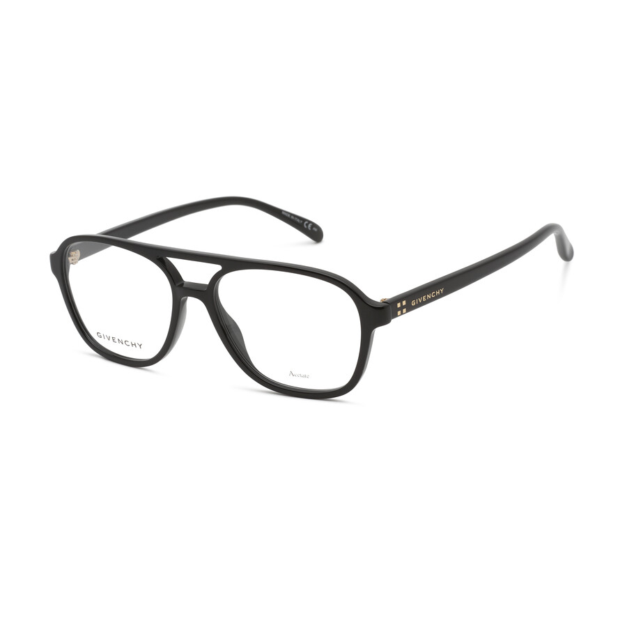 Givenchy Ladies Black Rectangular Eyeglass Frames GV011608070054 ...
