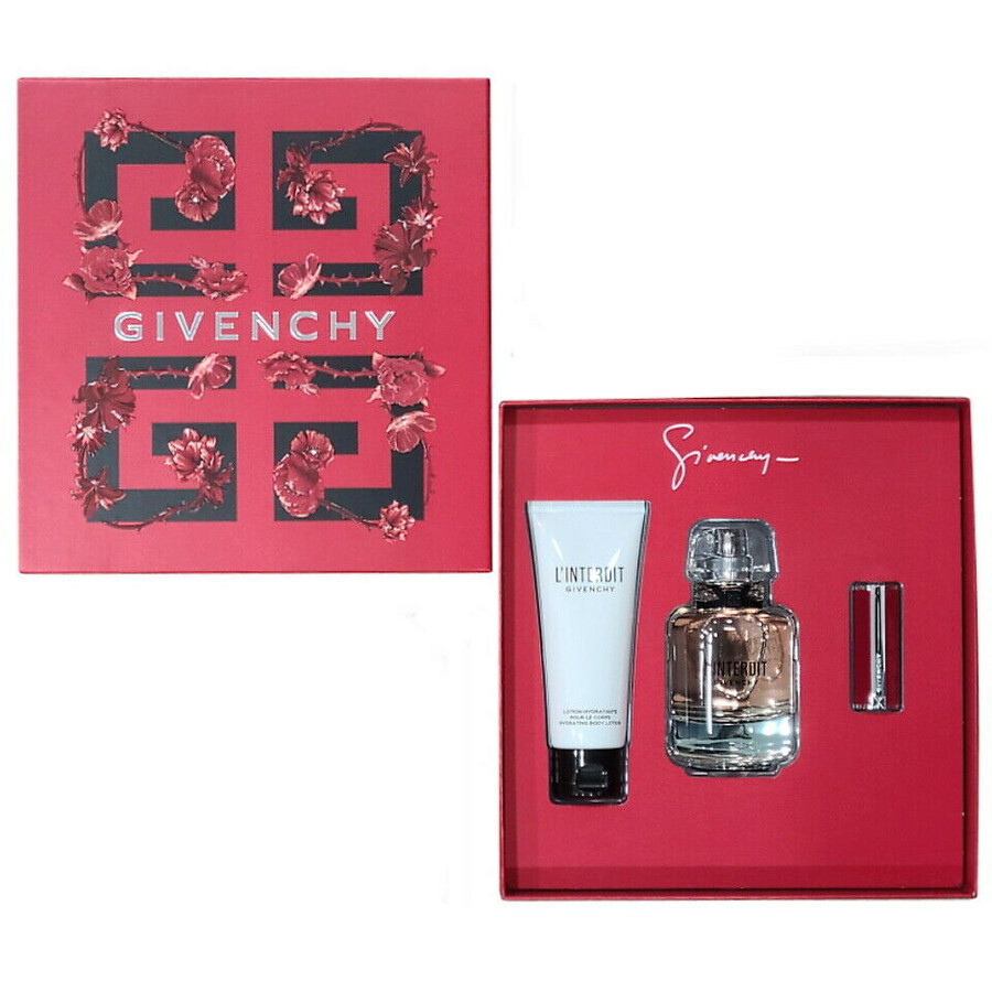 Givenchy Ladies L'interdit Spray Gift Set Fragrances 3274872423718 ...