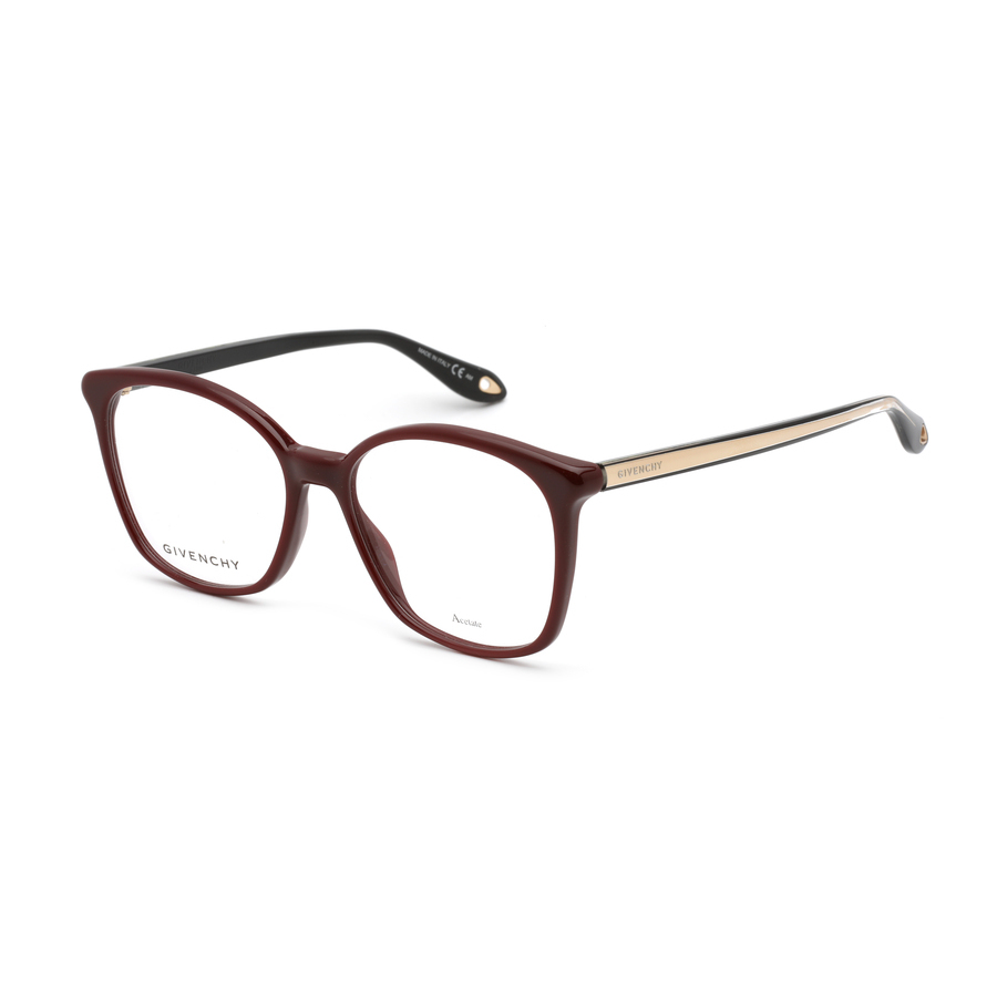 Givenchy Ladies Red Rectangular Eyeglass Frames Gv00730C9A0053 ...