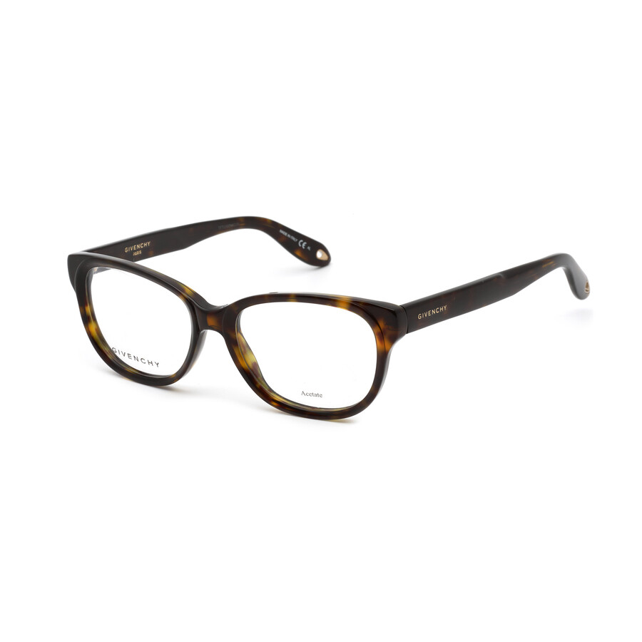 Givenchy Ladies Tortoise Rectangular Eyeglass Frames Gv006100860051 762753471581 - Eyeglasses ...