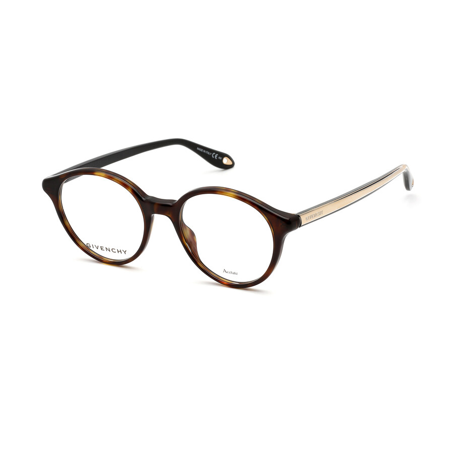 Givenchy Ladies Tortoise Round Eyeglass Frames Gv007500860048 ...
