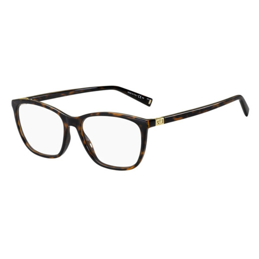 Givenchy Ladies Tortoise Square Eyeglass Frames GV0121008653 ...
