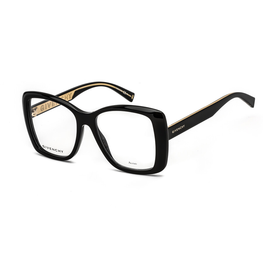 Givenchy Unisex Black Rectangular Eyeglass Frames GV013508070053 ...