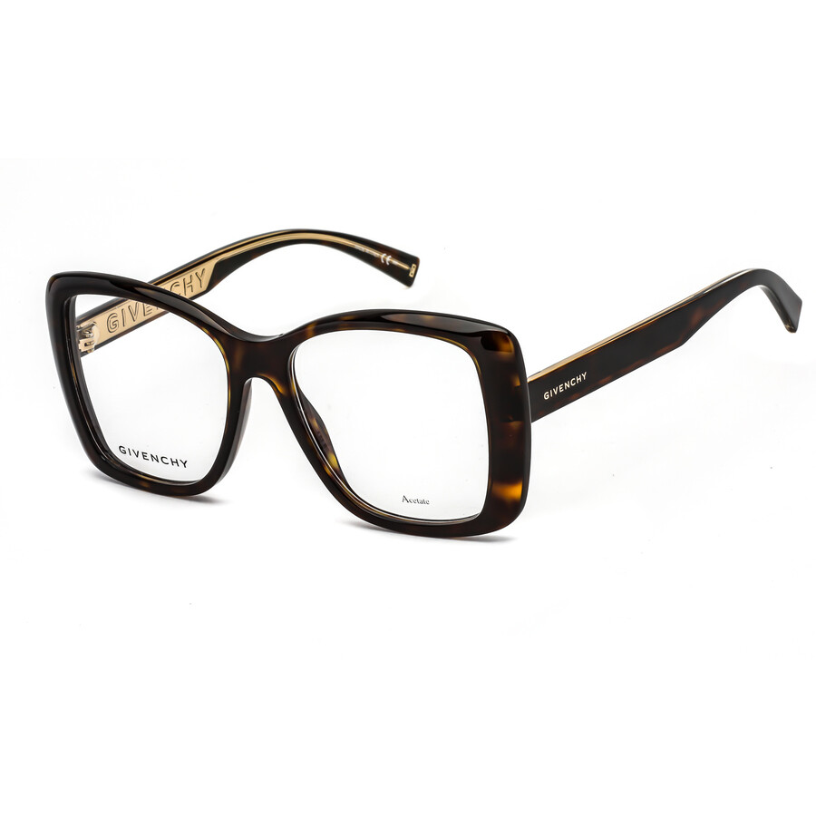 Givenchy Unisex Tortoise Square Eyeglass Frames GV013500860053 ...