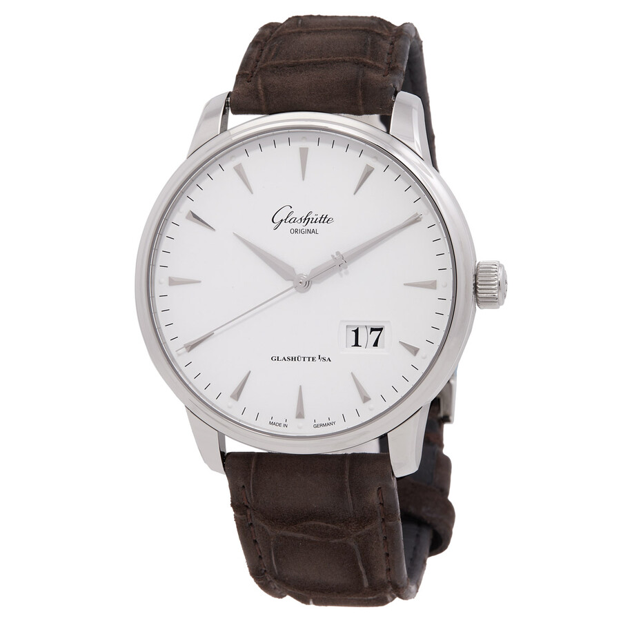 Glashutte Original Senator Excellence Panorama Date Automatic Silver ...