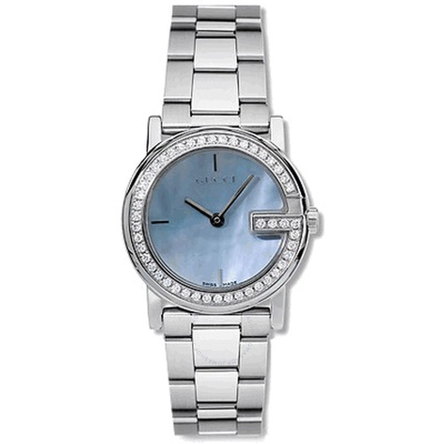 Gucci 101 G-Round Ladies Watch YA101514 0731903062283 - Watches, G ...
