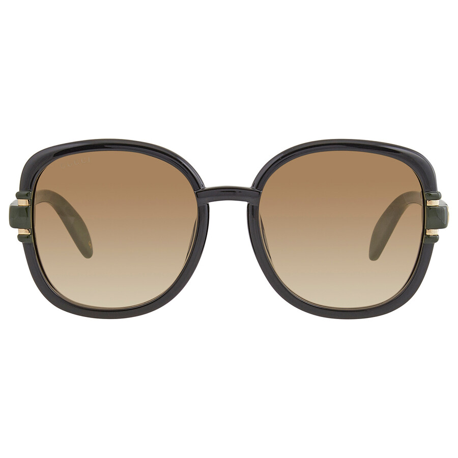 Gucci Gradient Brown Square Ladies Sunglasses GG1068SA 003 57 ...