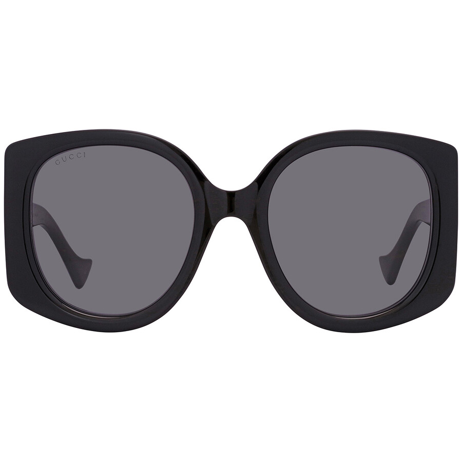 Gucci Gray Oversized Ladies Sunglasses GG1257S 001 53 889652411439 ...