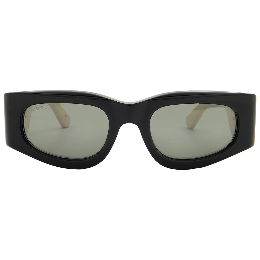 Gucci Grey Rectangular Ladies Sunglasses GG1664S 001 51 889652497990 ...