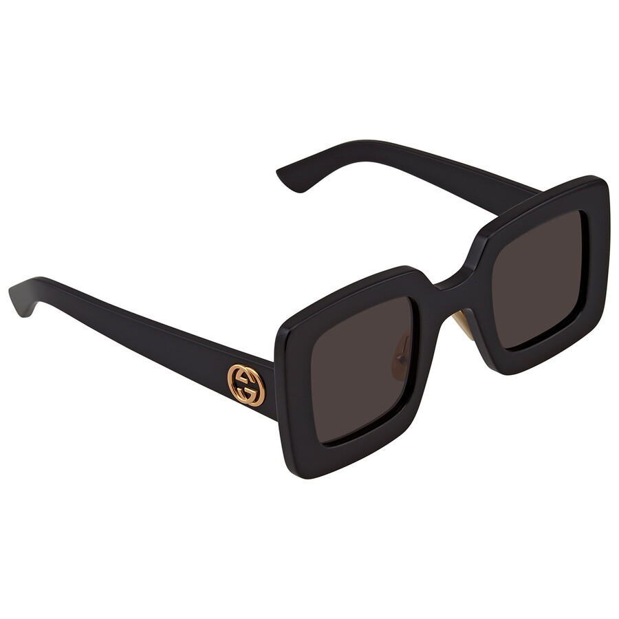 Gucci Grey Square Ladies Sunglasses GG0780S 005 46 Gucci Sunglasses ...