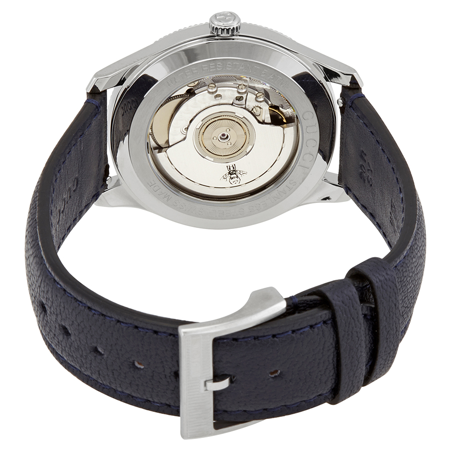 Gucci G-Timeless Automatic Blue Dial Men's Watch YA126347 - Fado.vn