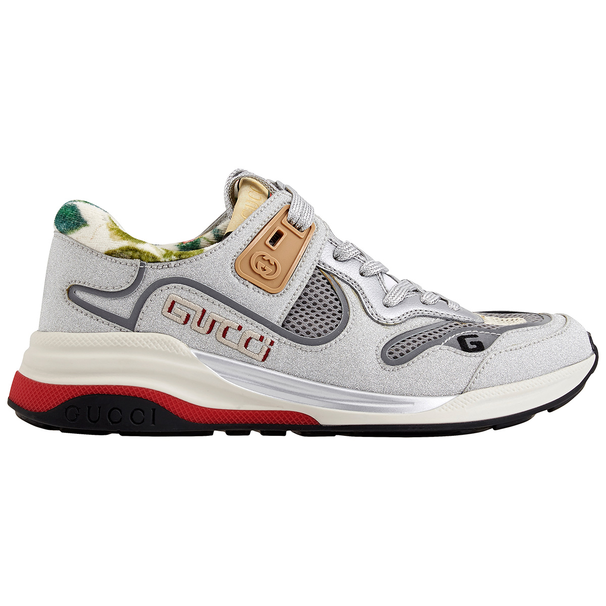 Gucci Ladies Ultrapace Sneakers, Brand Size 38 (US Size 8) 602228 HW910 ...