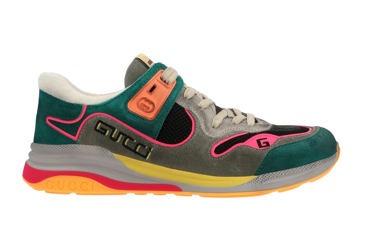 Gucci Men's Ultrapace Panelled Low-top Sneakers, Brand Size 5.5 (US ...
