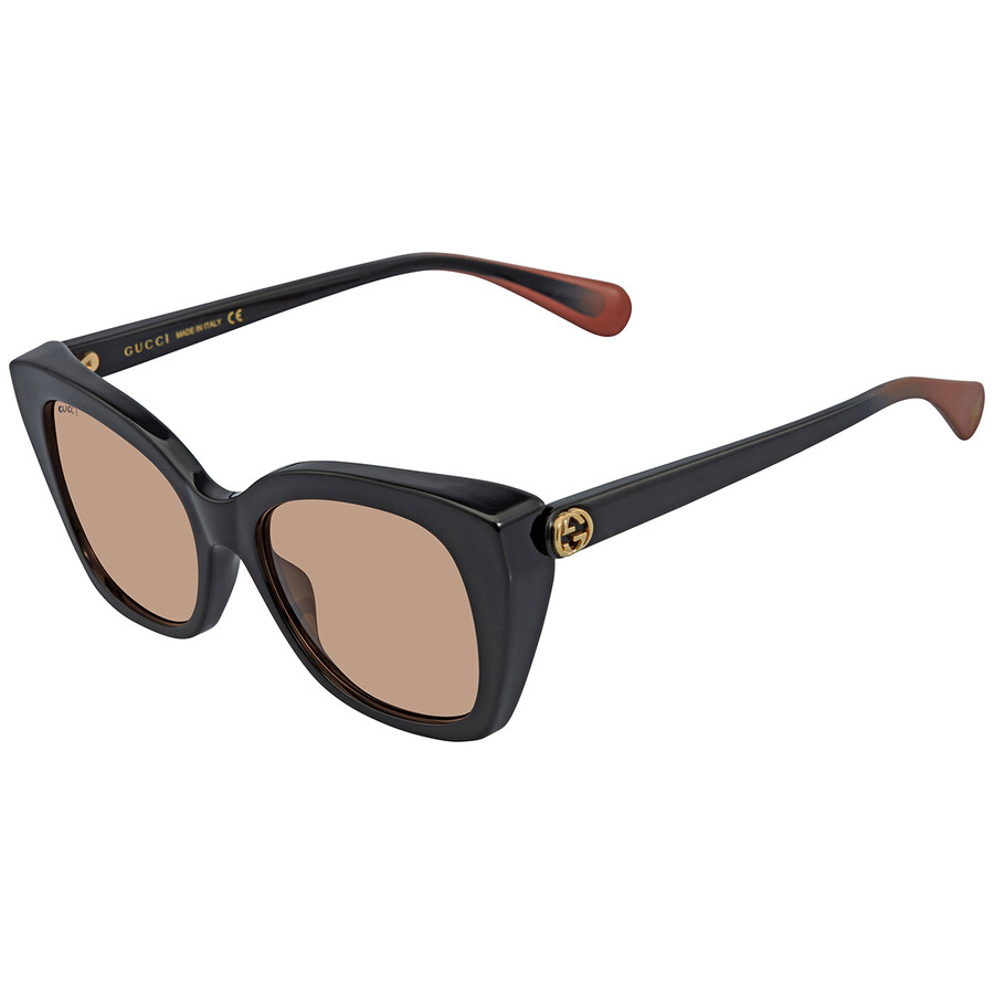 Gucci Orange (Solid Blush) Cat Eye Ladies Sunglasses GG0921S 003 55 ...
