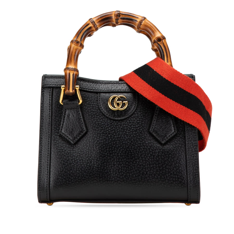 Gucci - Small Calfskin Bamboo Diana Satchel 702732 520981 - Pre-Owned ...