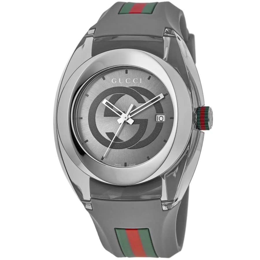 Gucci Sync XXL Quartz Grey Dial Men's Watch YA137109A 467236260804 ...