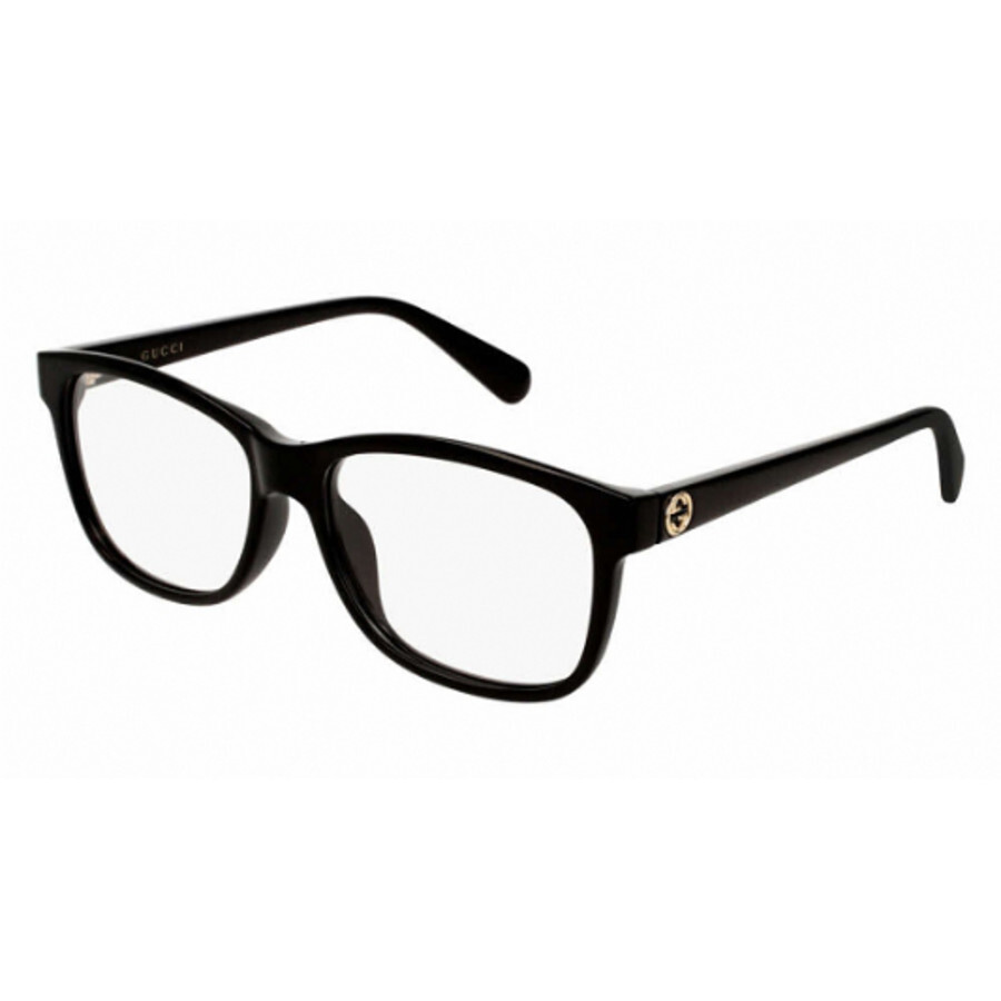 Gucci Transparent Rectangular Ladies Eyeglasses GG0374OA-001 55 ...