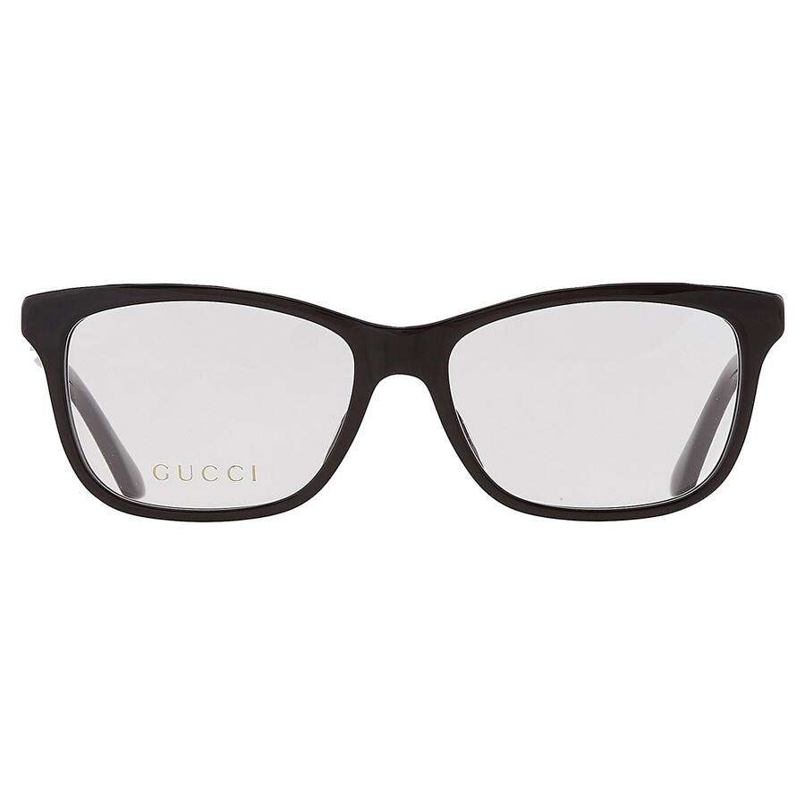 Gucci Transparent Rectangular Ladies Eyeglasses GG0731O 001 53 ...