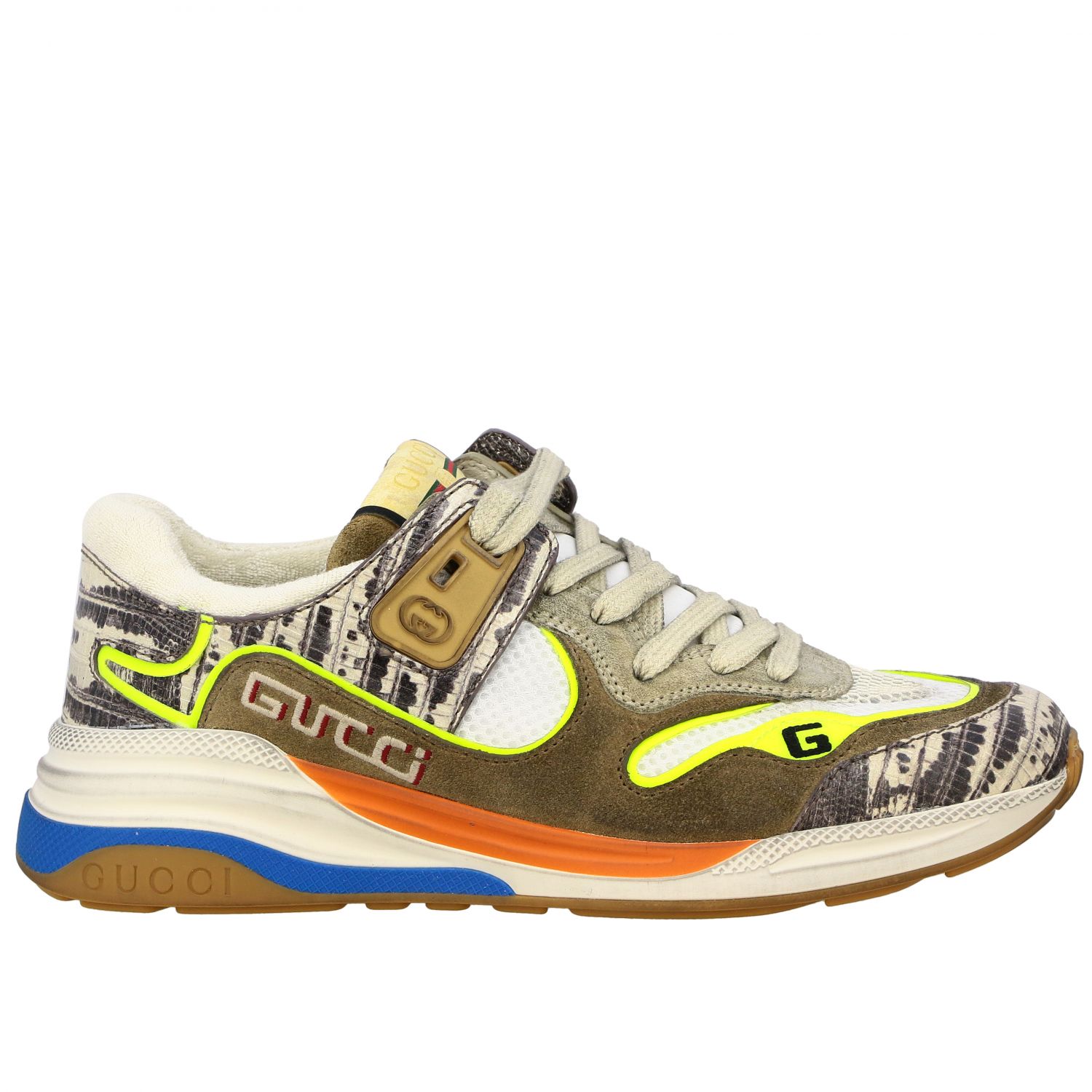 Gucci Ultrapace 'Rock Tejus Printed' Sneakers, Brand Size 37.5 (US Size ...