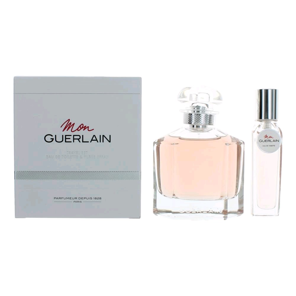 Guerlain Ladies Mon Guerlain Spray Gift Set Fragrances 3346470136496 ...